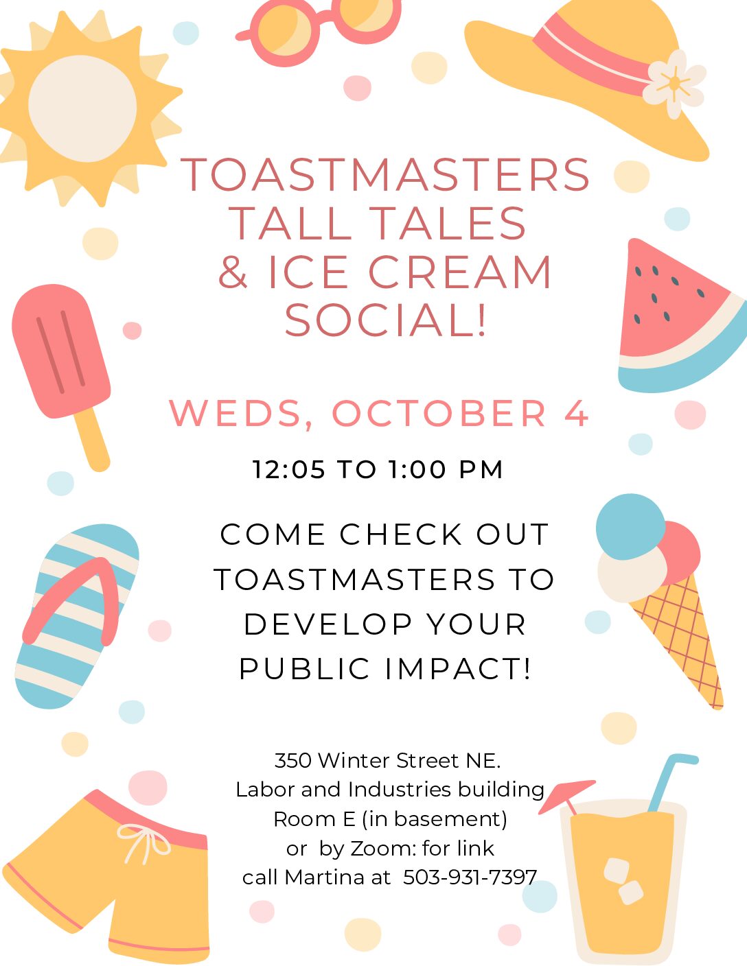 Toasting Excellence Toastmasters – Toastmasters Tall Tales and Ice ...
